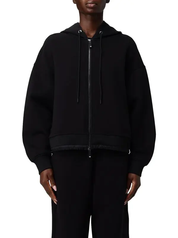 Emporio Armani Full Zip Hoodie - Black