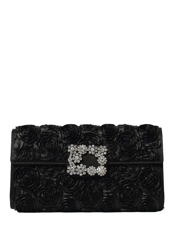 ROGER VIVIER Embellished Clutch - Black