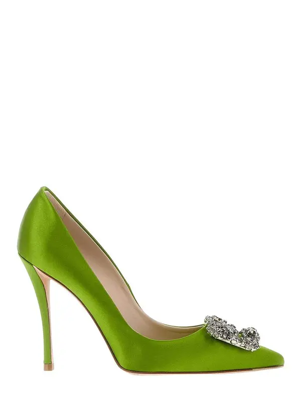 ROGER VIVIER Embellished Pumps - Green
