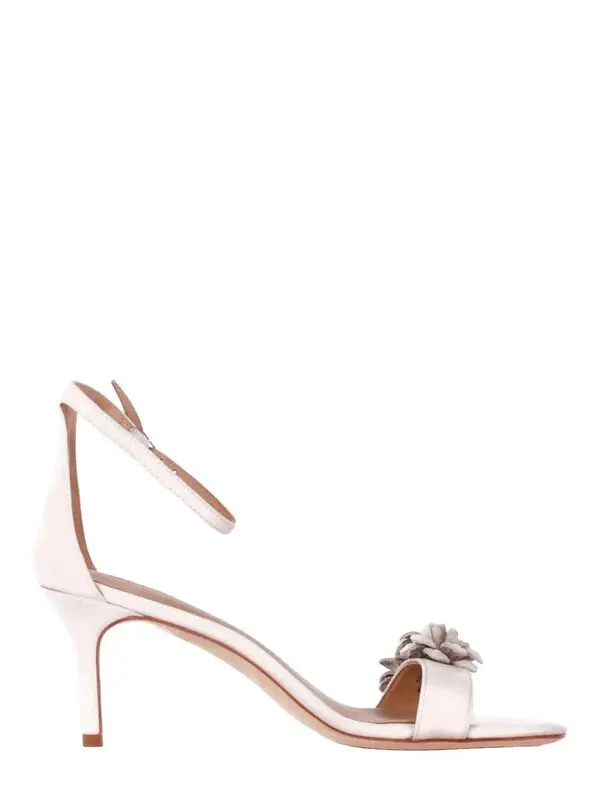 Ralph Lauren Allie Leather Sandals - Beige