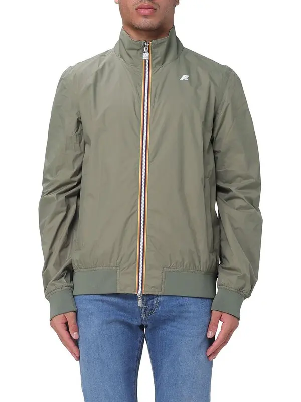 K-WAY Zip-up Bomber Jacket - Green
