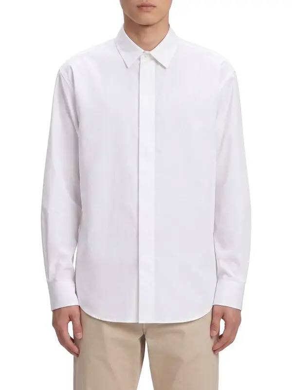 THE ROW Classic Cotton Poplin Shirt - White