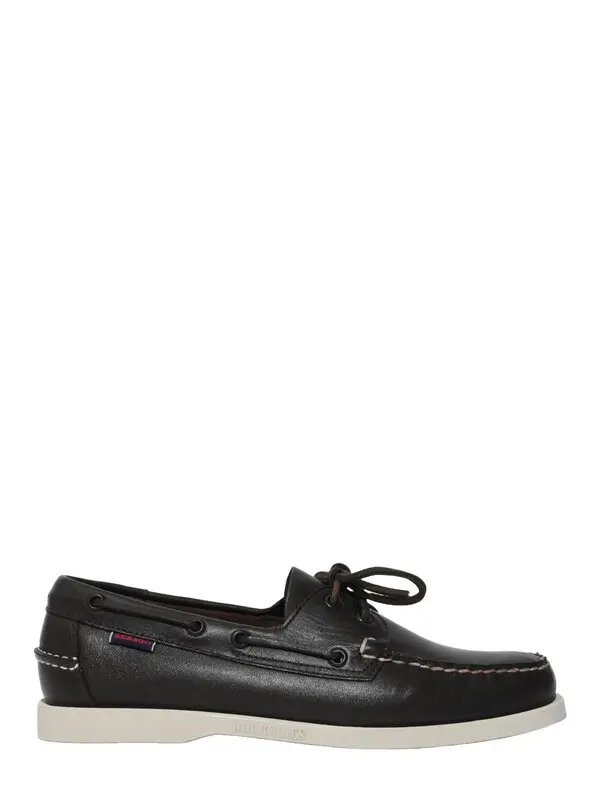 SEBAGO Leather Docksides Boat Loafers - Brown