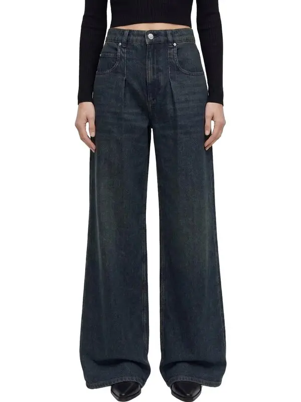 Isabel Marant Étoile Denim Flare Jeans - Black