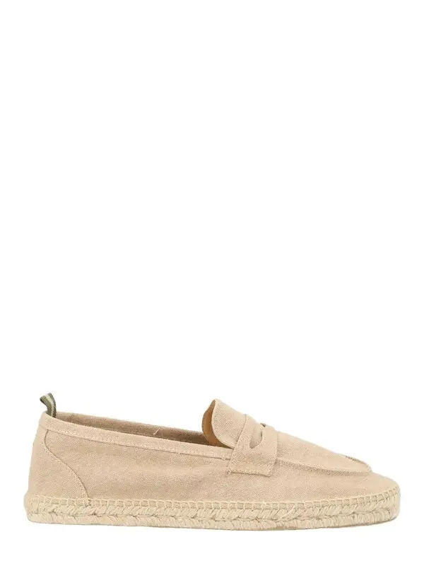 CastaÑer Cotton Canvas Espadrilles With Rubber Sole - Sand