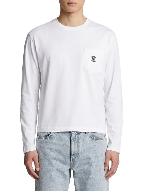 Versace Medusa Cotton T-shirt - White