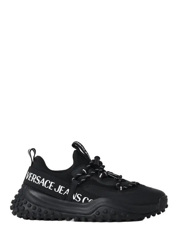 Versace Lace-up Trainers - Black