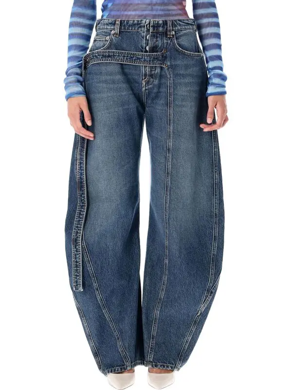 JEAN PAUL GAULTIER Denim Trousers - Blue
