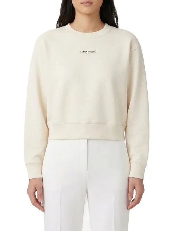 Maison Kitsuné Cotton Crew-neck Sweatshirt - Brown