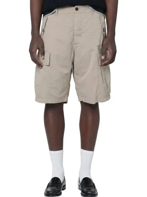 Dsquared2 Cotton Cargo Shorts - Grey