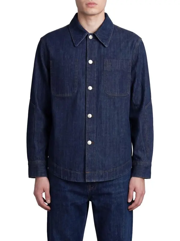 AMI Paris Denim Shirt - Indigo