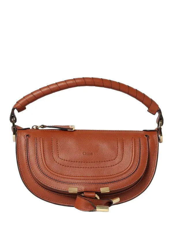 Chloé Leather Shoulder Bag - Brown
