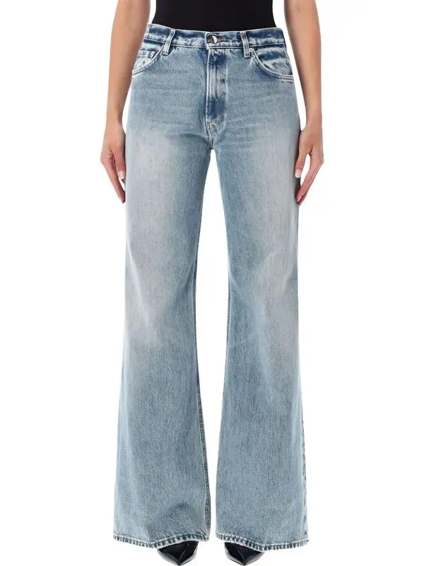 HAIKURE Clara Mid-rise Flare Jeans - Blue 1