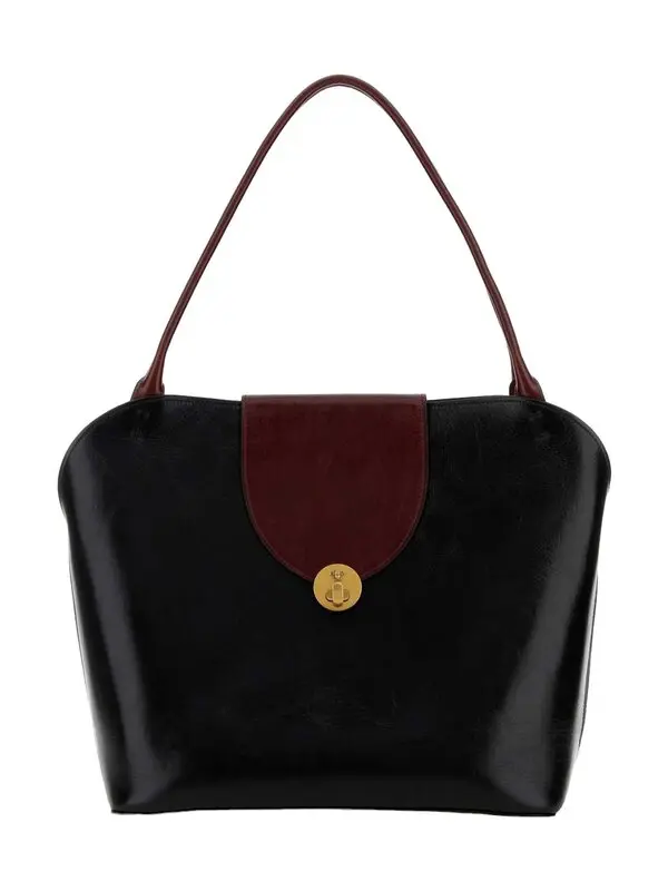 Versace Vivian Smooth Calfskin Leather Bag - Black