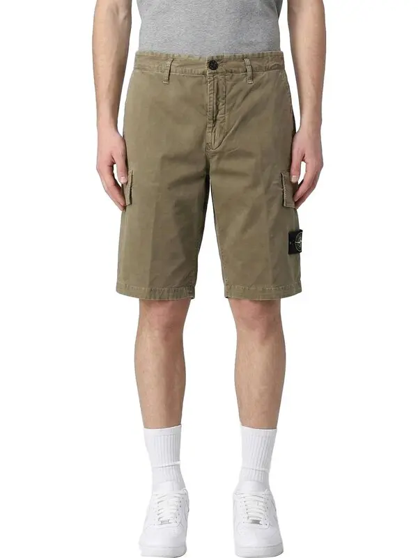 Stone Island Cargo Shorts - Green