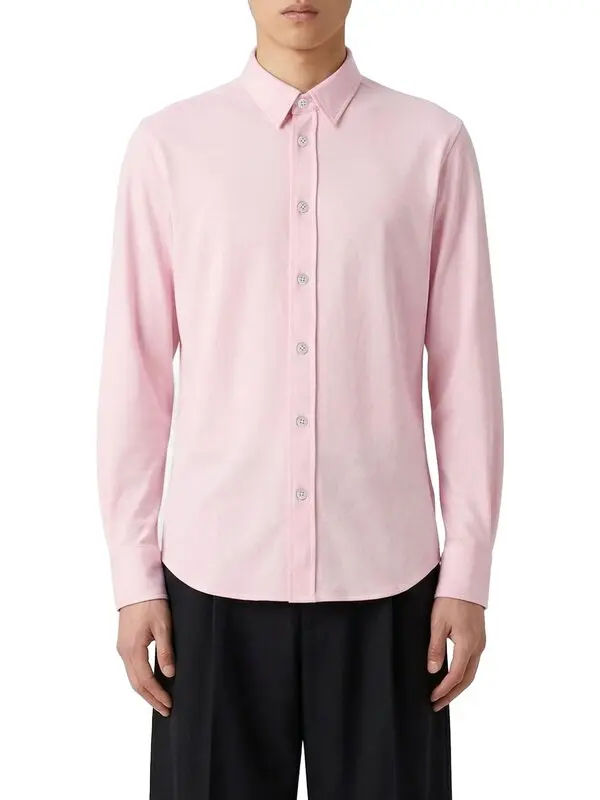 TOM FORD Silk And Cotton Classic Shirt - Pink