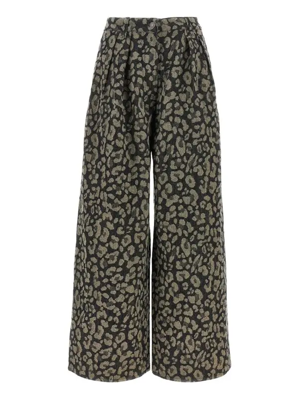 Alanui Wide Leg Trousers - Multicolor