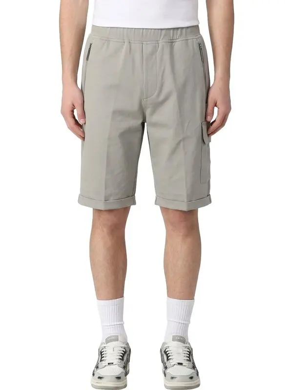 C.P. COMPANY Stretch Cotton Cargo Shorts - Grey