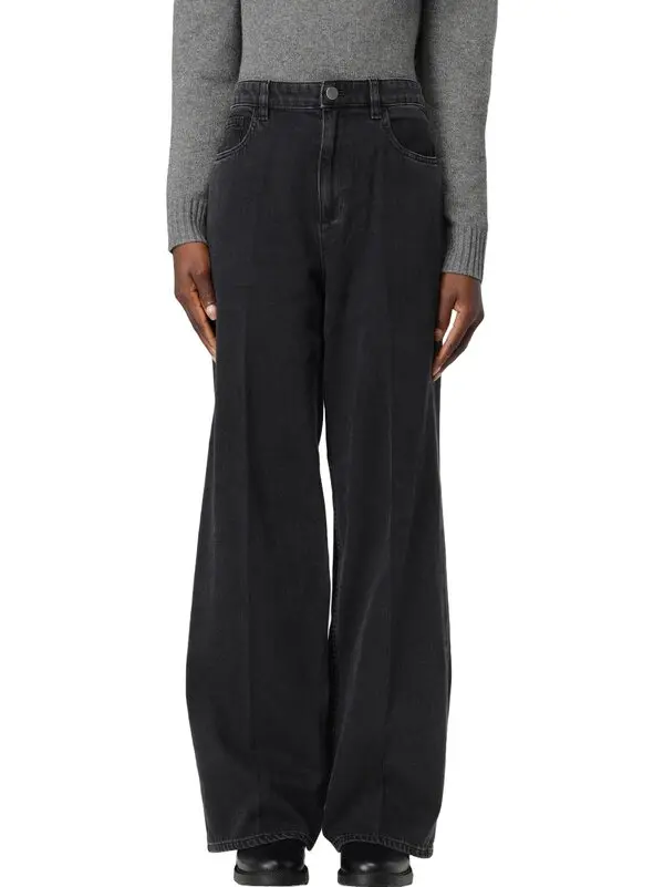 Theory Wide Leg Jeans - Black
