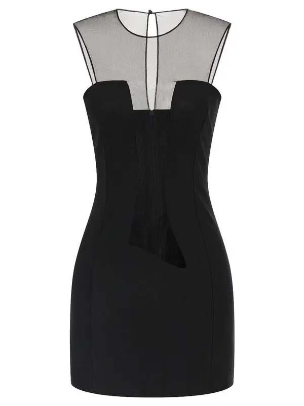 NENSI DOJAKA Sleeveless Mini Dress - Black