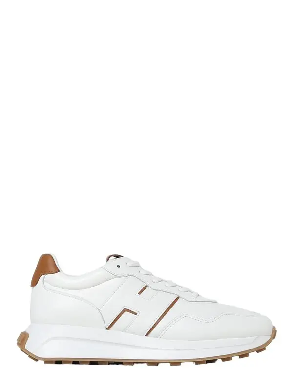Hogan H641 Leather Low Top Sneakers - Yellow Cream
