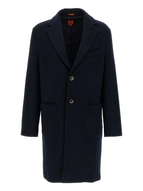Barena Venezia Single Breasted Coat - Black