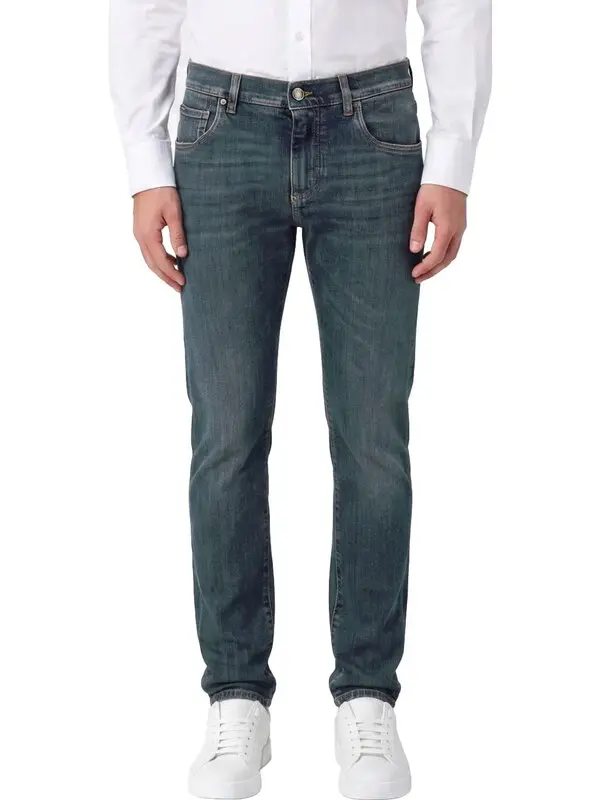 Dolce & Gabbana Skinny Fit Stretch Cotton Denim Jeans - Blue
