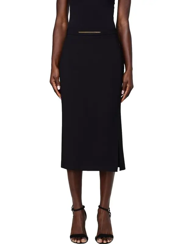 Elisabetta Franchi Midi Skirt - Black