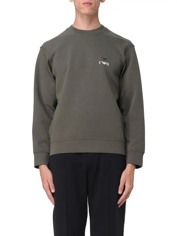 Emporio Armani Crewneck Sweatshirt - Mud