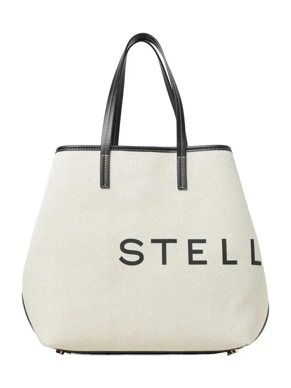 Stella McCartney Logo Tote Bag - Ecru