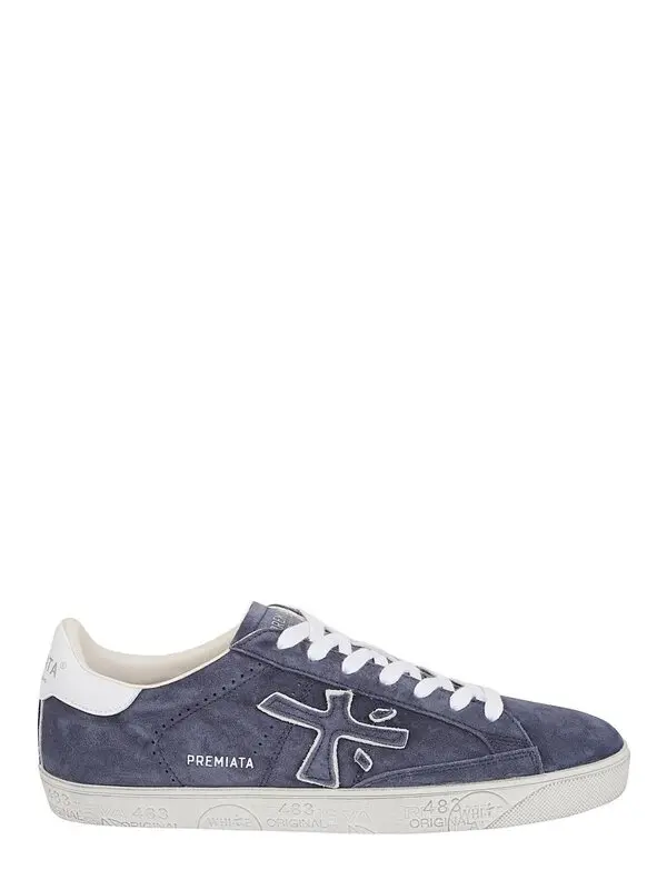 Premiata Steven Suede Sneakers - Navy