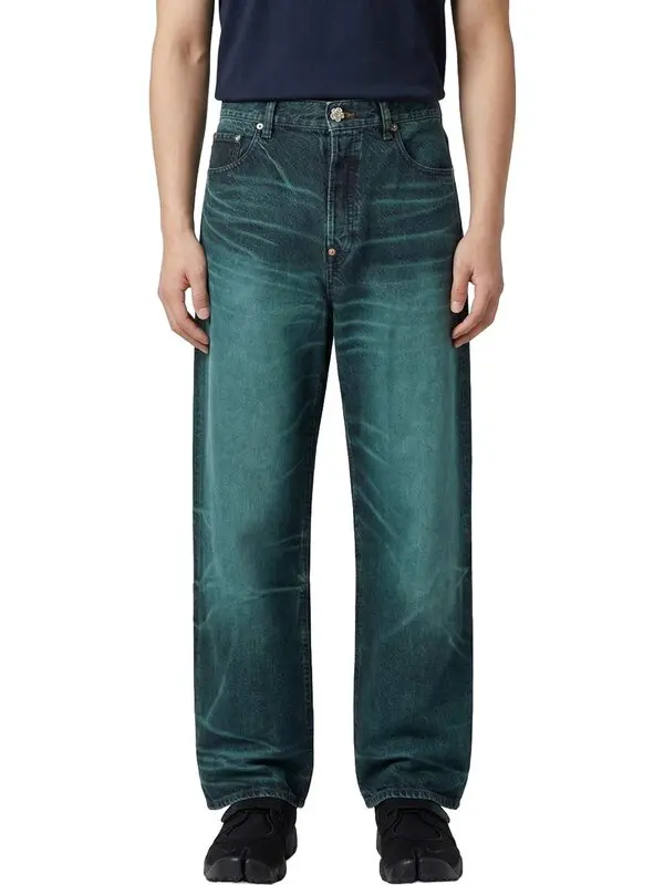 Kenzo Wide Leg Denim Jeans - Blue