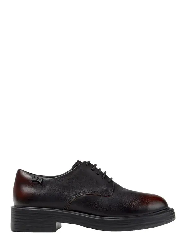 Camper Dean Lace-up Shoes With Abstract Print - Multicolor