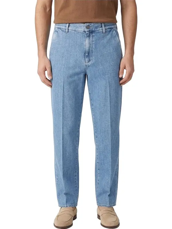 LARDINI Straight Leg Jeans - Blue