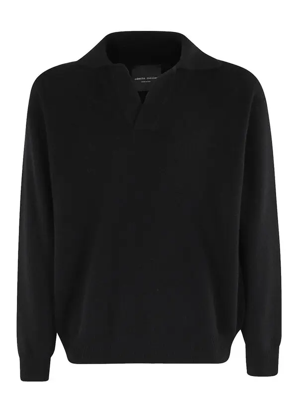 ROBERTO COLLINA Polo Shirt Colour - Black