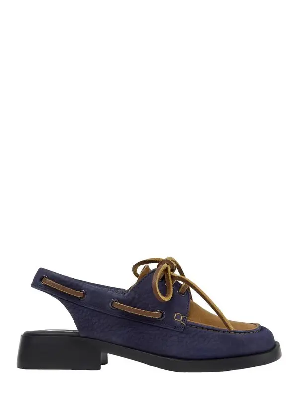 Camper Twins Nubuck Loafer Slingback - Multicolor