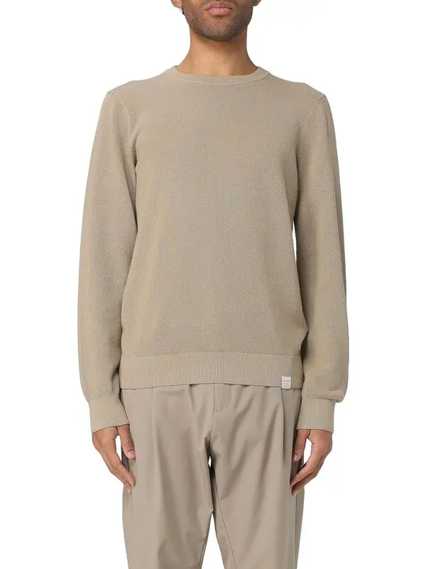 Paul & Shark Textured Crew Neck Jumper - Beige