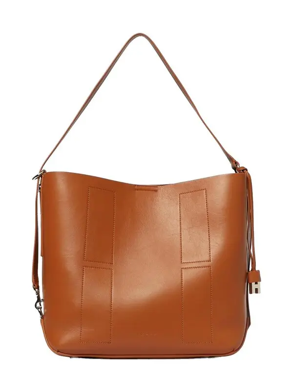 Hogan Leather Tote Bag - Cocoa