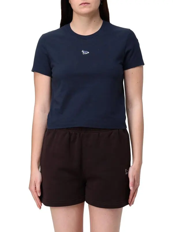 Maison Kitsuné Logo Cotton T-shirt - Blue