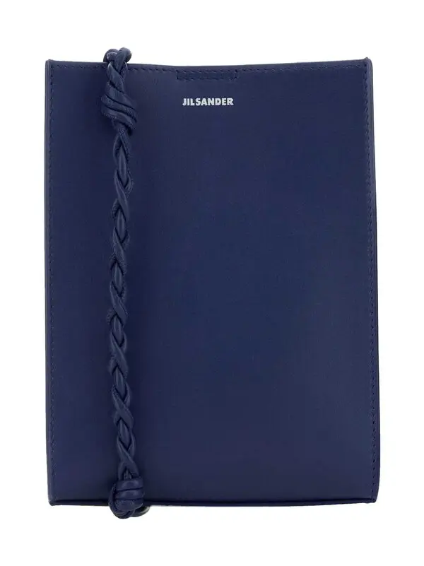 JIL SANDER Tangle Leather Bag - Blue