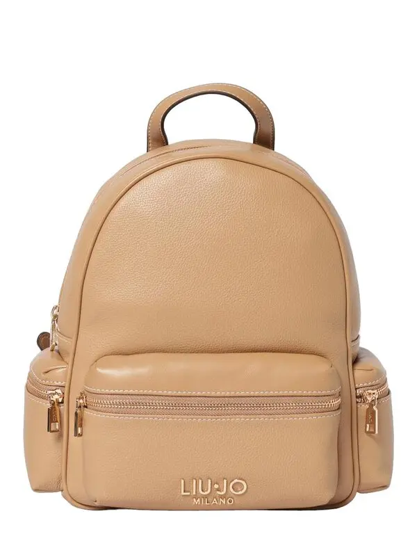 Liu Jo Faux Leather Backpack - Camel