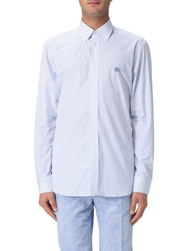 Etro Shirt Colour - Gnawed Blue