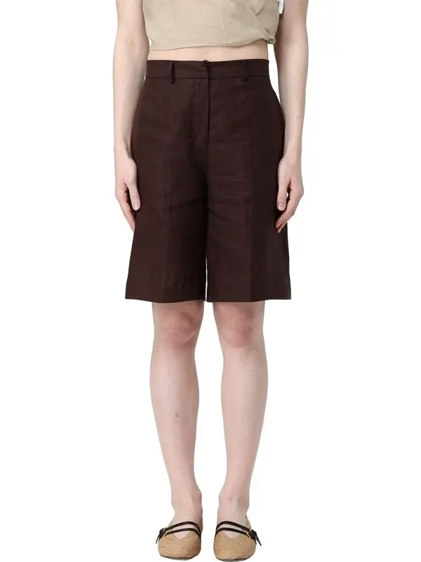 COLMAR Tailored Linen Knee Length Shorts - Dark
