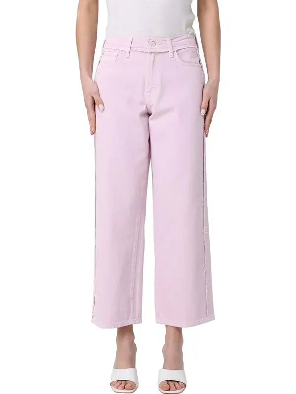 7 For All Mankind Crop Jeans - Pink