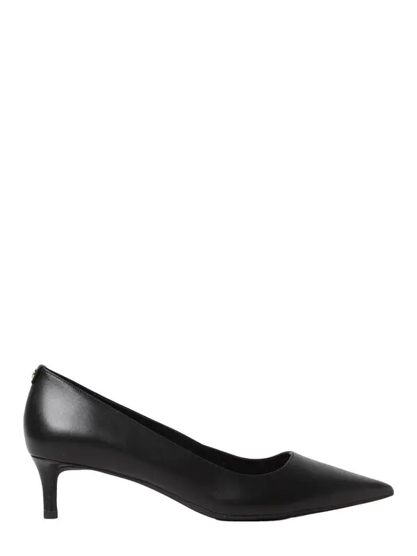 Michael Kors Pointed Toe Kitten Heel Pumps - Black