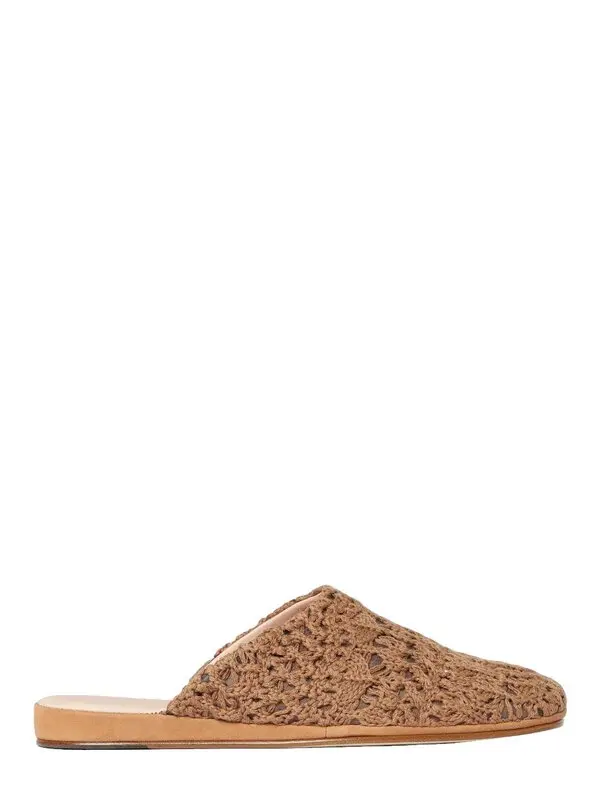 Fabiana Filippi Crochet Mules - Rope