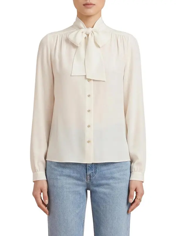 Valentino Garavani Silk Shirt - Ivory