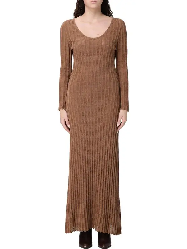Fabiana Filippi Long Sleeve Maxi Dress - Rope