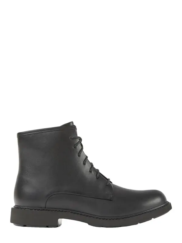 Camper Lace-up Ankle Boots - Black