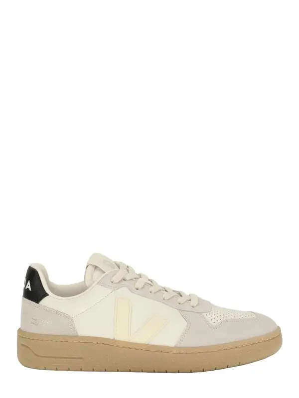 VEJA V-82 O.t. Leather Low-top Sneakers - Black